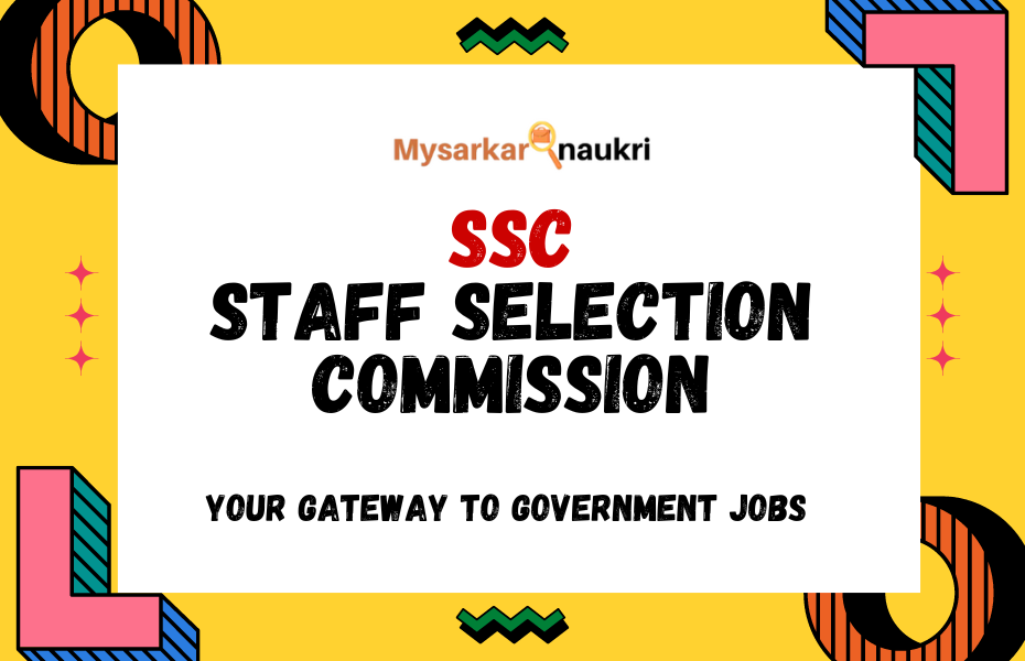 Best SSC Jobs - My Sarkari Naukri